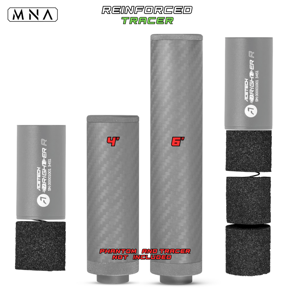 MNA Airsoft Mock-Suppressor Replacement Foam Set – Minnesota Airsoft