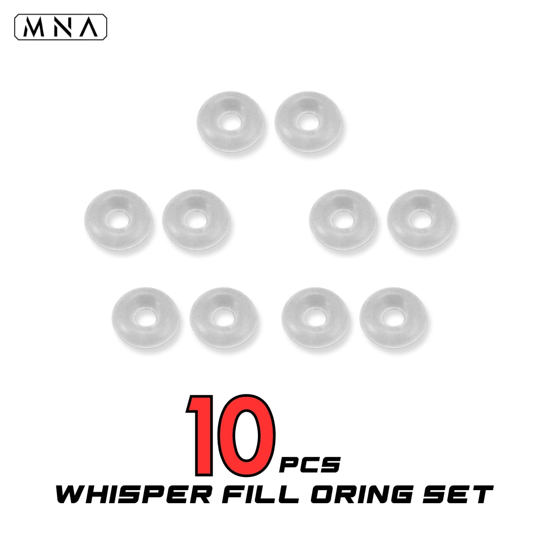 MNA Whisper Fill Valve Oring Set for Airsoft Pistol Gas Magazine ...