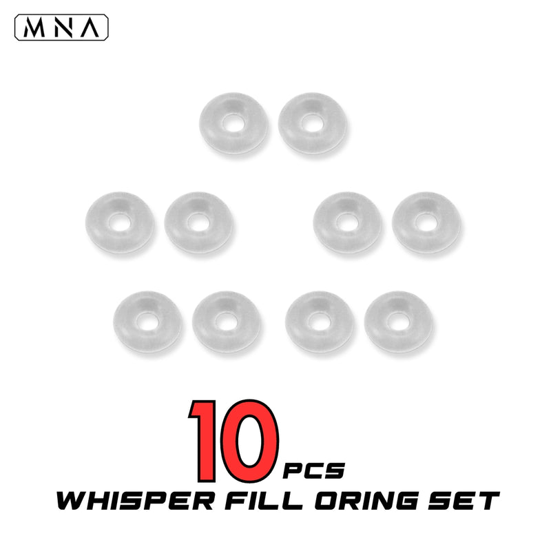 MNA Whisper Fill Valve Oring Set for Airsoft Pistol Gas Magazine ...